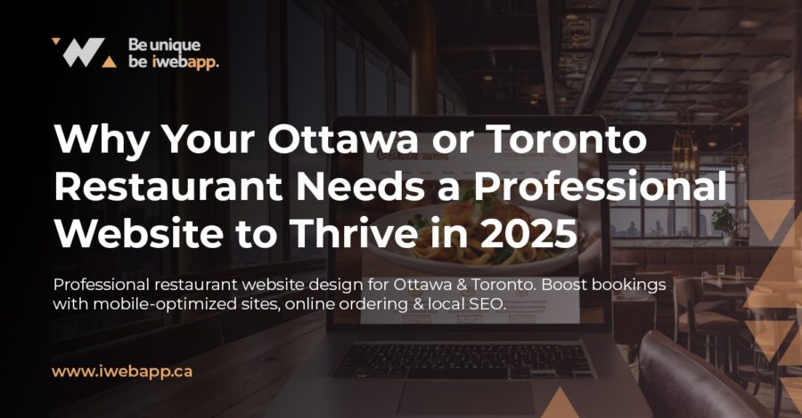 Restaurant Website Design Ottawa & Toronto | iWEBAPP